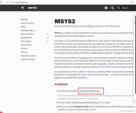 windows下gcc g 安装 基于mingw，包管理工具msys2 msys2安装gcc csdn博客