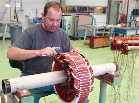 Rewinding Exciter Rotor Shaft Generator