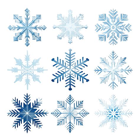 평평한 눈송이 겨울 눈송이 결정체 크리스마스 눈 모양과 서리로 덥은 시원함 눈 결정 Png 일러스트 및 이미지 에 대한 무료 다운로드 Pngtree