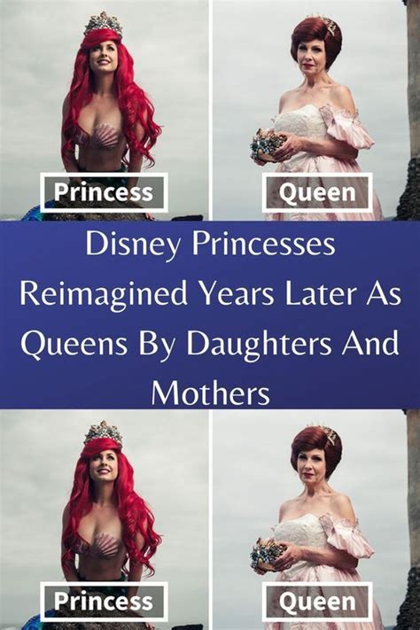 Disney Princesses Reimagined Years Later As Queens By Daughters And