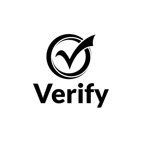 Premium Vector Verify Logo Design And Icon Design