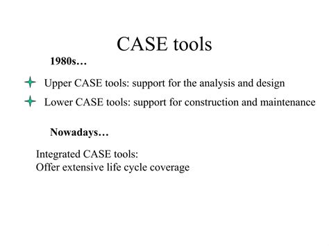 Case Tools Ppt