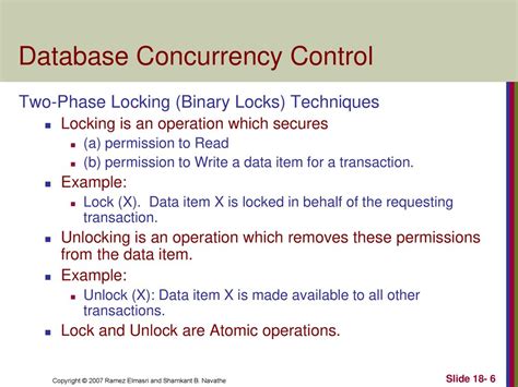 Concurrency Control Techniques Ppt Download