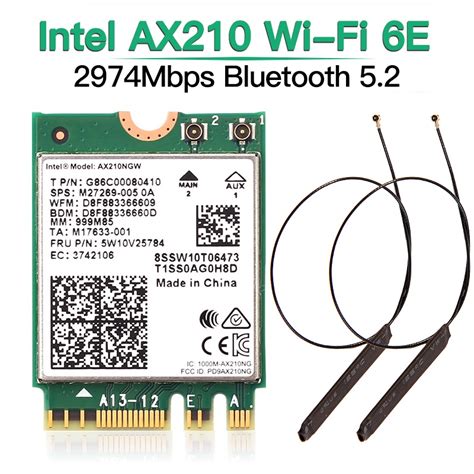 Intel Wifi 6 Ax200 Intel Wifi 6e Ax210ngw Wifi Bluetooth Adapter Wifi