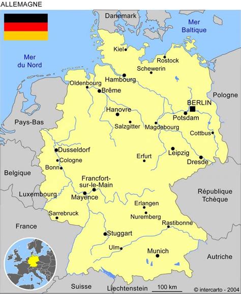 Map Of Germany Offline Map And Detailed Map Of Germany