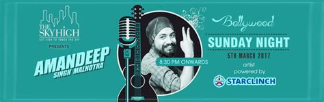 Amandeep Singh Malhotra Live At The Sky High Powered By Starclinch Newdelhi