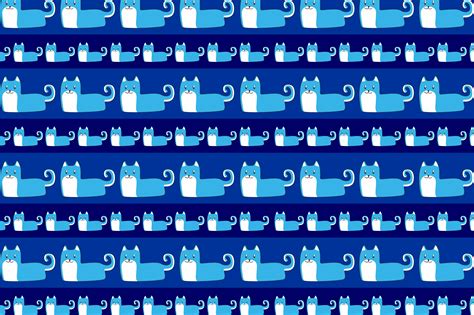 Cute Cat Pattern Theme Graphic By Arief Sapta Adjie Ii · Creative Fabrica