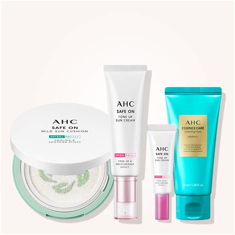 세이프온 톤업선크림선쿠션클렌징폼 Product Ahc