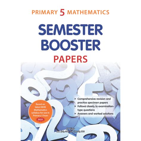 Primary 5 Mathematics Semester Booster Papers Popular Book Company