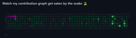 🐍adding Snake Eating Contribution On Github Quick博客