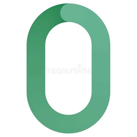 The Numbers Are Green With A Gradient Stock Vector Illustration Of