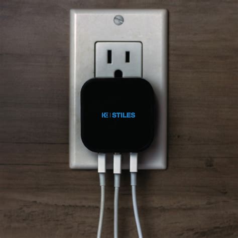 Light Up Usb Charger Dual Usb Stiles Gear