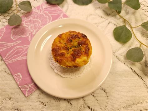 머핀팬에 간단하게 만드는 콘치즈 스콘