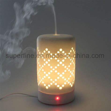 New Design Ceramic Shell Ultrasonic Portable Electric Essential Oil