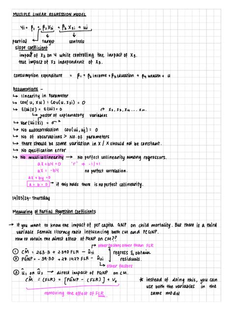multiple linear regression pdf