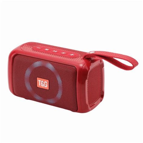 Radio Parlante Bluetooth Recargable T G TG 193 Rojo Apulso