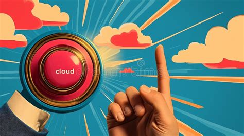 a digital cloud symbolizing modern technology connects data circuits