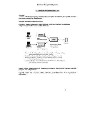 Database Management Systems PDF