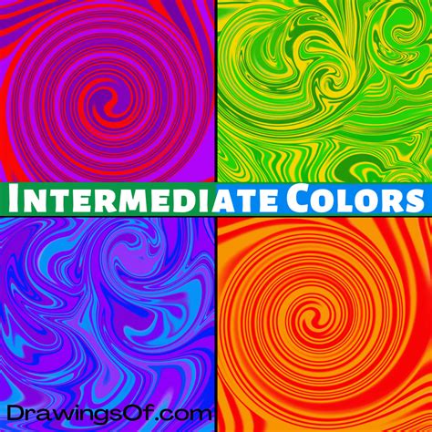 Intermediate Colors What Are They Drawings Of