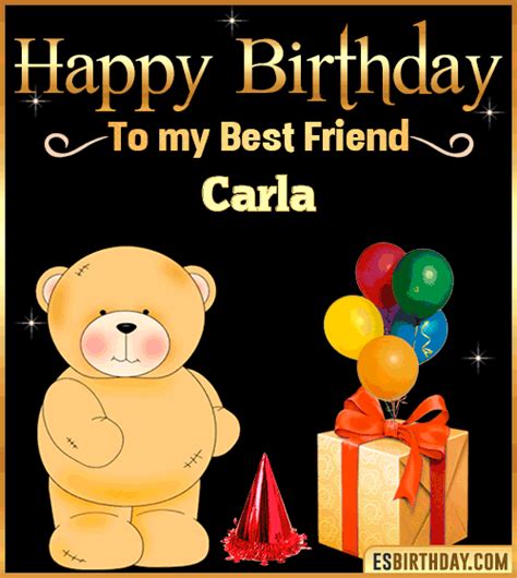 Happy Birthday Carla  🎂 Images Animated Wishes【28 S】