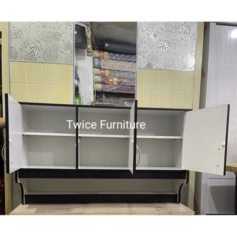 Jual KITCHEN SET ATAS PINTU LEMARI GANTUNG LEMARI DAPUR CALETA MURAH RAK DAPUR Shopee Indonesia