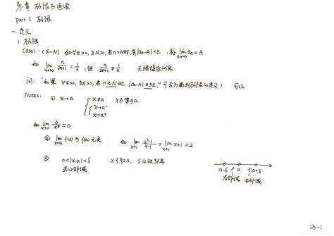 汤家凤高等数学基础手写笔记 极限与连续极限lim手写怎么写 Csdn博客