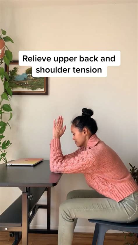 Desk Yoga To Relieve Upper Back Artofit