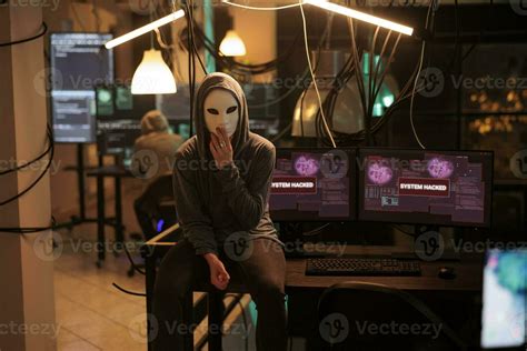 anonymous hacking computer system breaking into online server