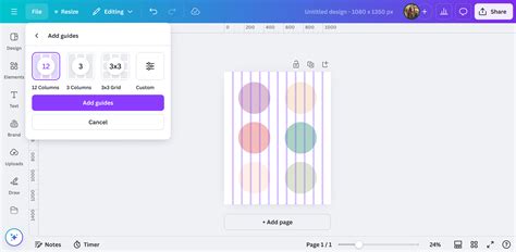how to use canva rulers and guides for design precision