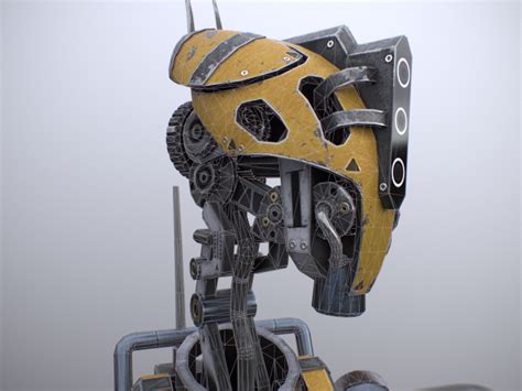 scout robot gameready model unity unreal engine 3d model in robot 3dexport