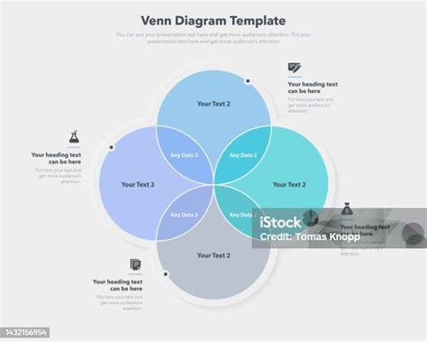 콘텐츠에 대한 네 가지 방법과 장소가있는 Venn 다이어그램 템플릿 인포그래픽에 대한 스톡 벡터 아트 및 기타 이미지 인포그래픽 협력 다이어그램 Istock