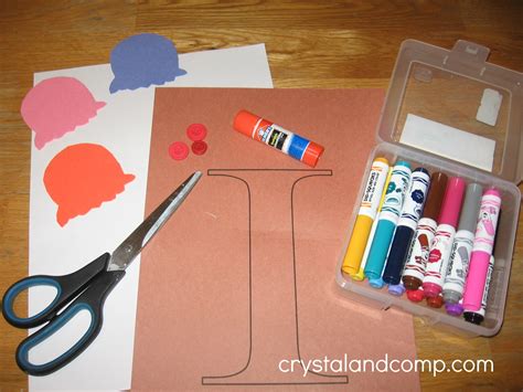 Alphabet Activities For Preschoolers I Is For Ice Cream Craft