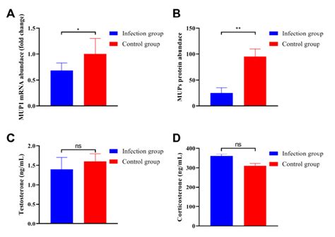 C Parvum Infection Reduced The Expression Of Mup Variants And Showed