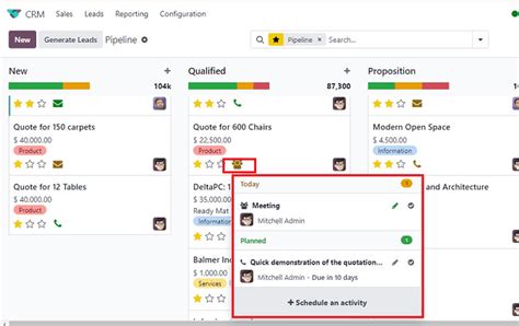 How To Automate The Activities Using Odoo 17 Crm