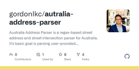 Github Gordonlkcautralia Address Parser Australia Address Parser Is