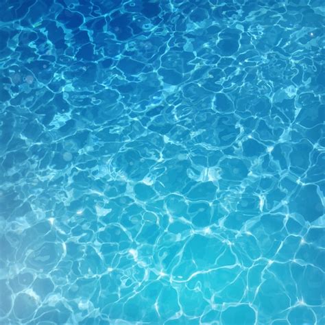 水の波紋の背景。 プレミアムベクター