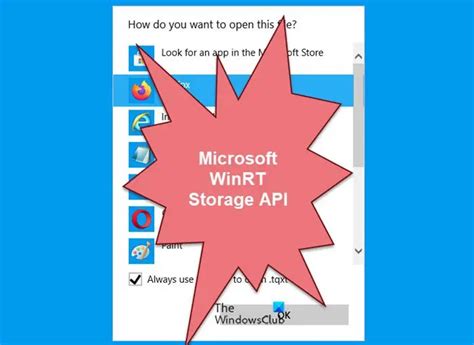 Расскажем о Api хранения Microsoft Winrt что это