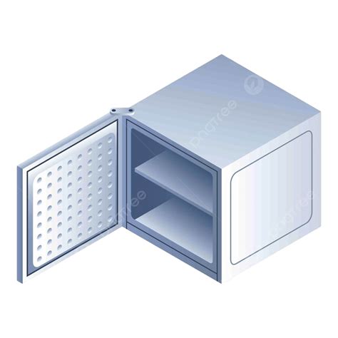 얼음 냉동고 아이콘 아이소메트릭 벡터 3d 제품 하얀 Png 일러스트 및 벡터 에 대한 무료 다운로드 Pngtree