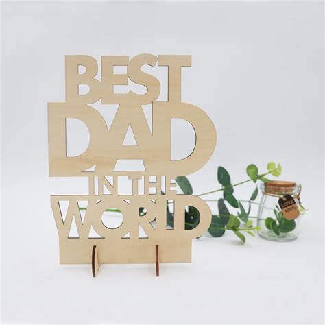 Engraved Wood Home Decor Fathers Day Ts Buy Engraved Fathers Day