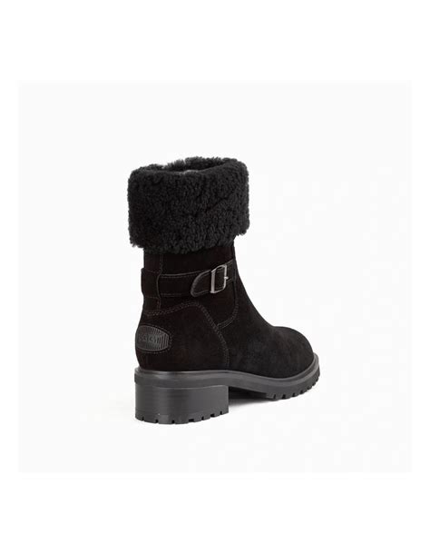 Ozwear Ugg Ugg Violet Ankle Zip Boots In Black Myer