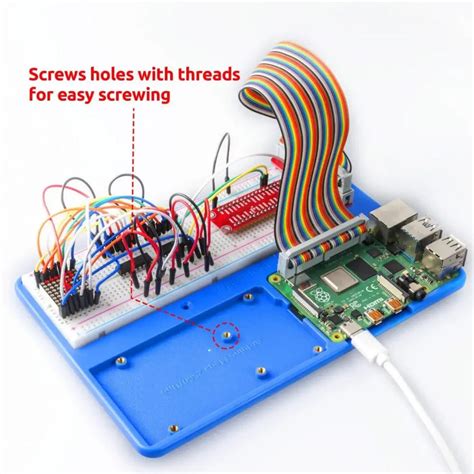 Holder Breadboard Kit W 830 Points For Raspberry Pi And Arduino Uno R3