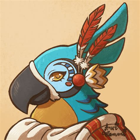 My Fave Bird In Zelda Breath Of The Wild Kass Art Of Arvi Tammi