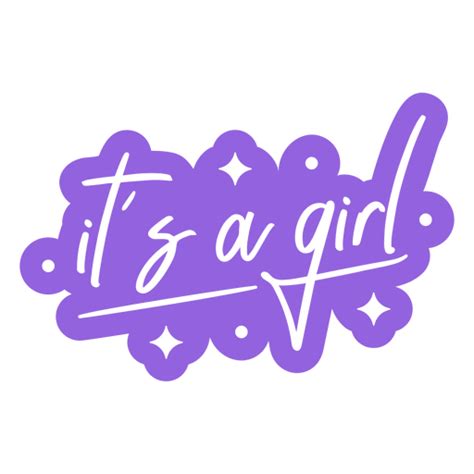Diseño Png Y Svg De Signo De Niña De Revelación De Género Para Camisetas