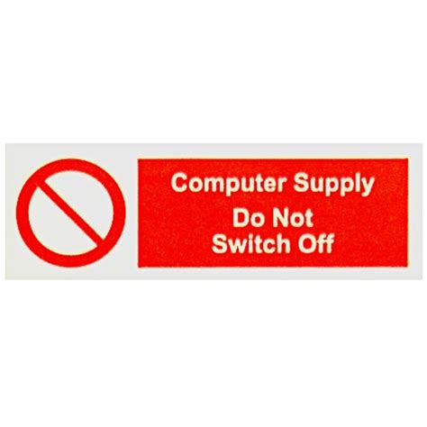 Industrial Signs Is0705rp Computer Supply Label Pack 5 Erf Electrical