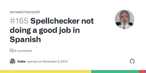 Spellchecker Not Doing A Good Job In Spanish Issue 165 Benweet
