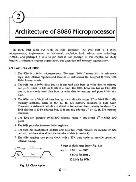 8086 Ch 2 Architecure Pdf Computer Engineering Computer Architecture