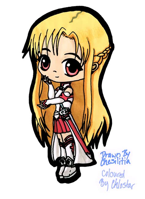 Asuna Chibi By Chlostar2456 On Deviantart