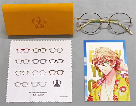 駿河屋 レンズ度無し 四ノ宮那月モデル メガネidol Produce Glasses 「zoff×うたのプリンスさまっ♪ 第2