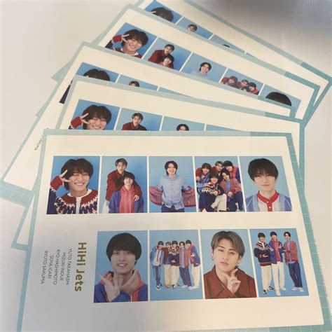 【新品未使用】tvガイド Hihi Jets 証明写真 集合 メルカリ