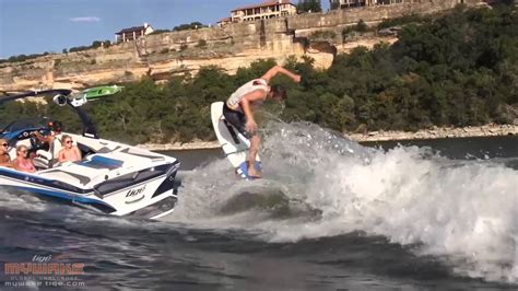 Yan Lecomte Wakeskate Towed Rail Trick Pro Men Youtube